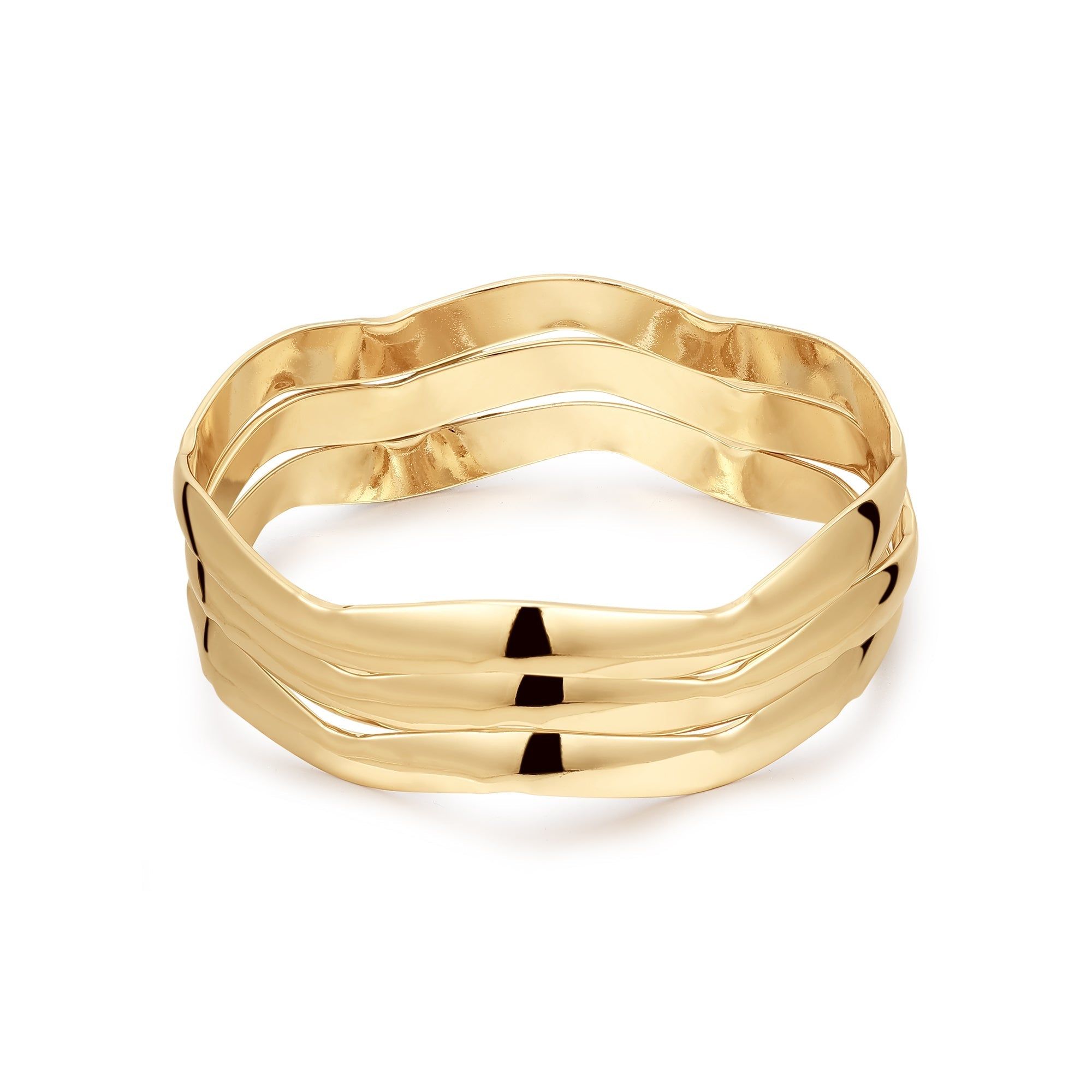 Wavy Bangle Set – eklexic